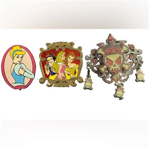 Disney Other Disney Collector Trading Pins Disney Princesses Skull