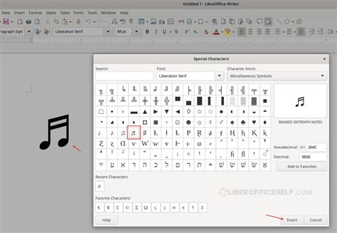How To Type Unicode Characters In LibreOffice
