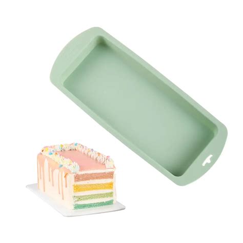 Non Stick Easy Release Rectangle Silicone Mold Durable Baking Wonder