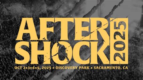 Aftershock Festival 2025 Lineup Oct 2 5 2025