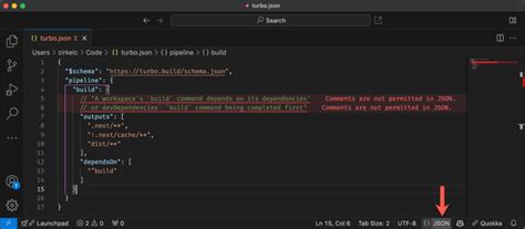 How To Use Json With Comments For Configs Built In