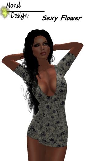 Second Life Marketplace Md Sexy Flower Dress