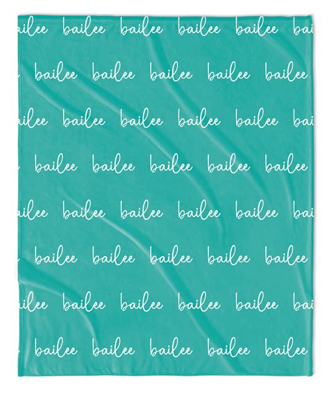 Personalized Name Blanket Script All Color Options Highway 3