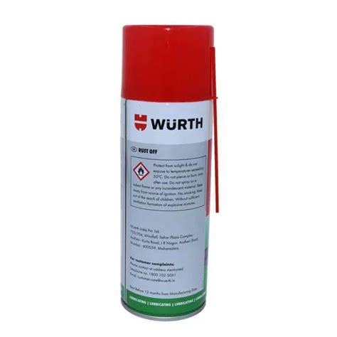 Liquid Wurth Rust Off Spray For Industrial Use At Rs 225 Piece In Ahmedabad Id 2855026410797