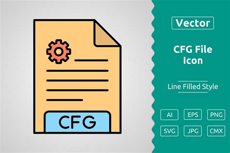 Cfg File Format Icon Graphic By Muhammad Atiq · Creative Fabrica