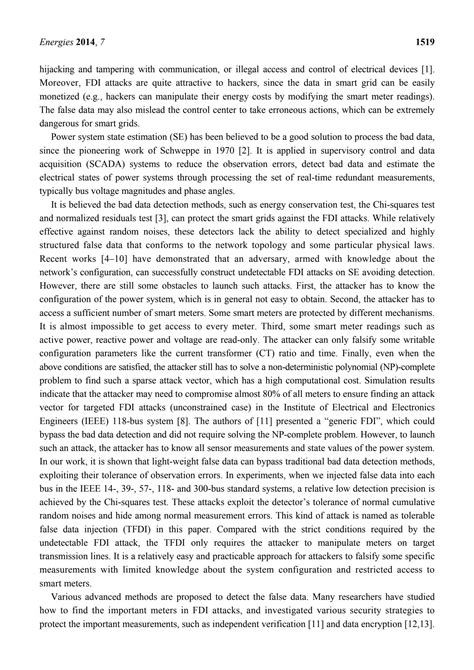 Solution Extended Distributed State Estimation A Detection Method