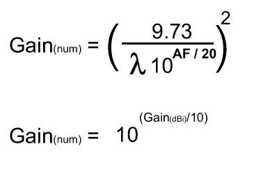Antenna Factor And Gain Calculations