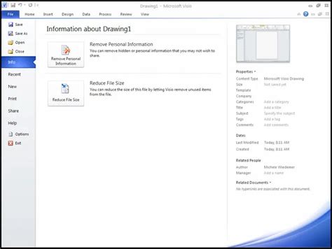 Understanding The Microsoft Visio Interface Training Connection