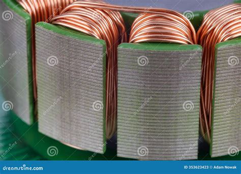 Close Up Of Bldc Motor Stator Windings Royalty Free Stock Image 353623414