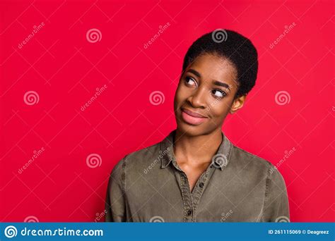 Portrait Of Attractive Minded Cheerful Girl Creating Solution Copy Space Isolated Over Vibrant