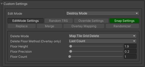 Modes Overview — Tile Prefab Placer 110 Documentation