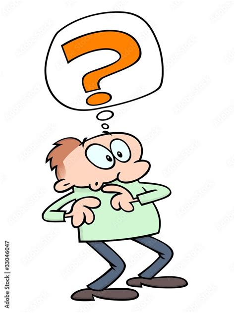 Confused Cartoon Person