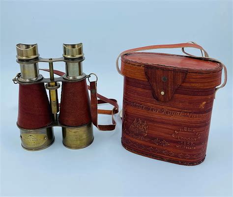 Nautical Design Antique Made For Royal Navy Brass Leather