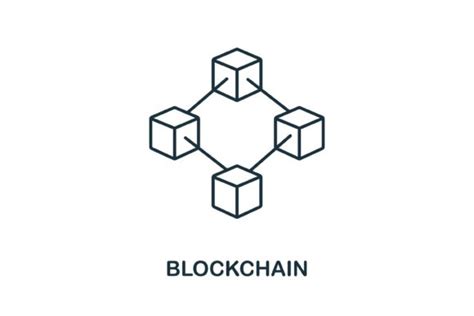Blockchain Icon Graphic By Aimagenarium · Creative Fabrica