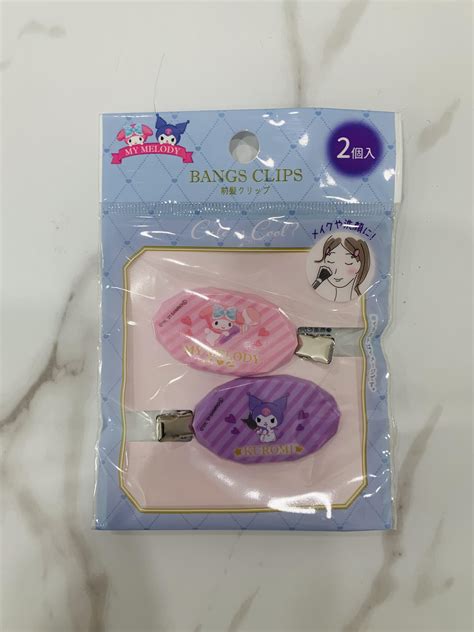 산리오 쿠로미and마이멜로디 2개세트 머리핀 에이블리