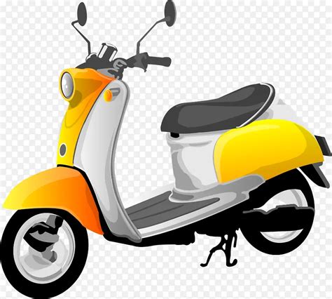 卡通手绘女装黄色摩托车png图片素材下载图片编号yarveklz 免抠素材网