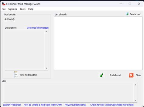 Freelancer Mod Manager 2 0e File Moddb