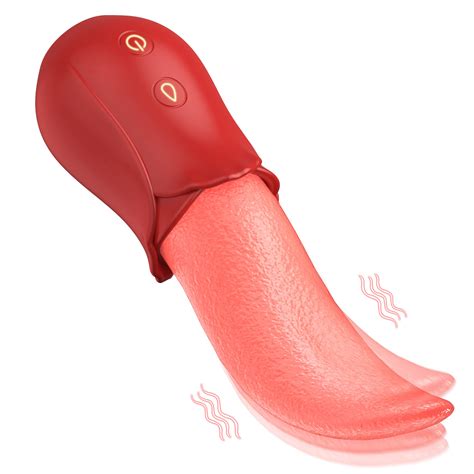 Clitoral Stimulator Tongue Vibrator Rose Micmic Oral Sex Clitoris