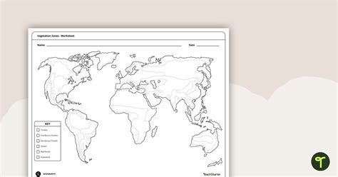 Blank Printable Climate Zone Map