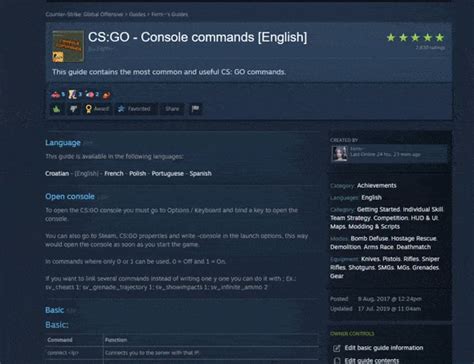 steam community guide cs go console commands [english]