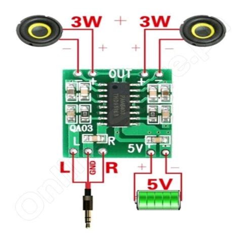 Mini Audio Amplifier Module Board 2×3w Pam8403 Lazada Ph