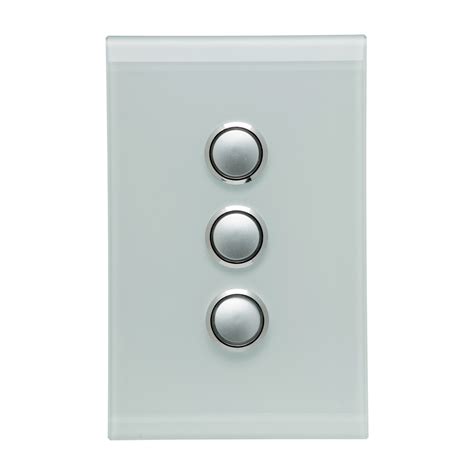 Gang Saturn Switch LED Ocean Mist PBL OM AGM Electrical Supplies