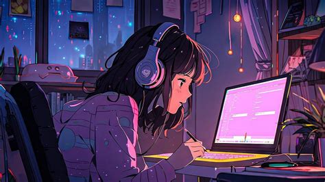 🔎lofi Girl Working The Night 📐 Relaxing Lofi Music At Work Lofi Work