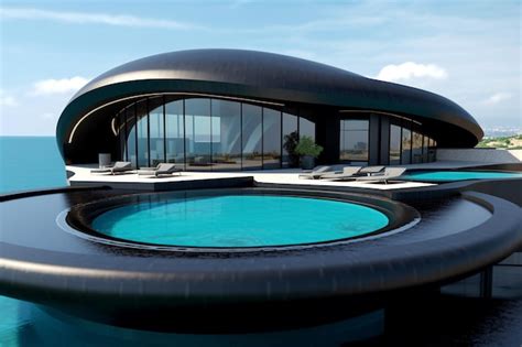 Premium Ai Image Creative Structure Future Architechture Strict