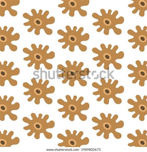 Virus Pattern Background Social Media Post Stock Vector Royalty Free
