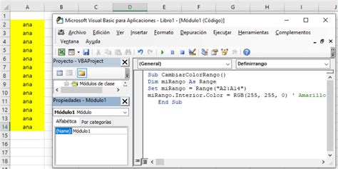 Vba Set Range Seleccionar Rango Con Macro Siempre Excel