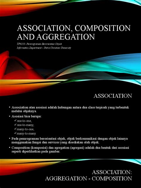 Association Composition And Aggregation Pdf