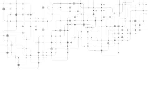 Premium Vector Circuit Connect Lines And Dots Network Technology