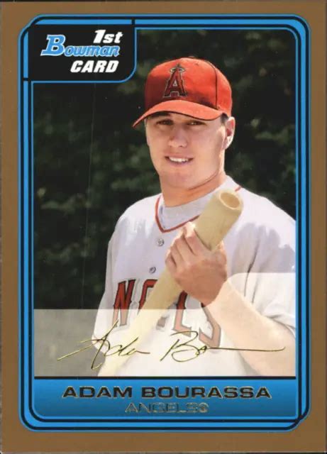 Carte De Baseball 2006 Bowman Prospects Gold Los Angeles Angels B81