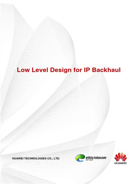 Low Level Design For Ip Backhaul 0205 Final Pdf I Pv6 Networking
