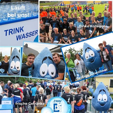 Zwav Firmenlauf Team Und Wasserstelle