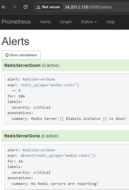 Creating Alerting Rules
