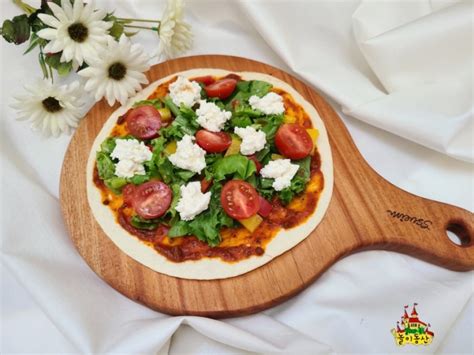 누구나 쉽게 리코타치즈 만들기and샐러드 피자