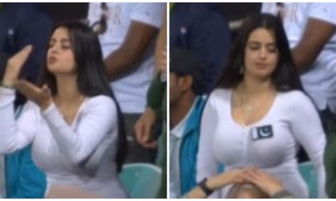 Flying Kiss Girl Goes Viral As Pakistan Enters T20 Wc Semi Final Watch