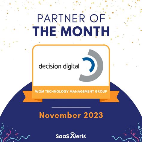 Saas Alerts On Linkedin Partnerofthemonth Saasalerts Decisiondigital Msp Coveryoursaas…