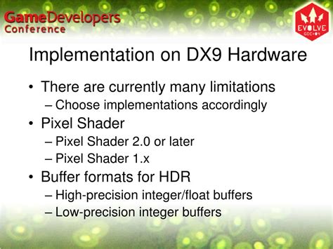 Ppt Practical Implementation Of High Dynamic Range Rendering