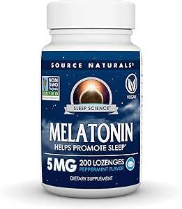 Source Naturals Melatonin Helps Promote Sleep 5 Mg