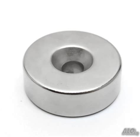 30х10 Мощни неодимови магнити с отвор 6мм N38 Други Пловдив Мощни неодимови магнити 3