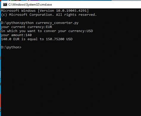 Dayatar Vibha On Linkedin 💱 Currency Converter In Python 🐍 Exited To Share A Handy Currency