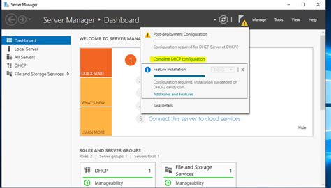 Dhcp 2019 Post Install Configuration Wizard Microsoft Qanda