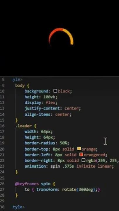 Circle Loading Animation Html Css Youtube