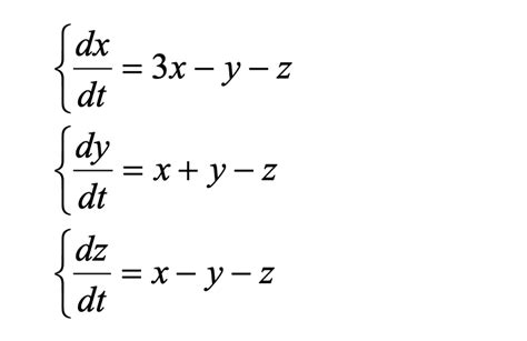 Solved Consider The Following Systems Of Differential
