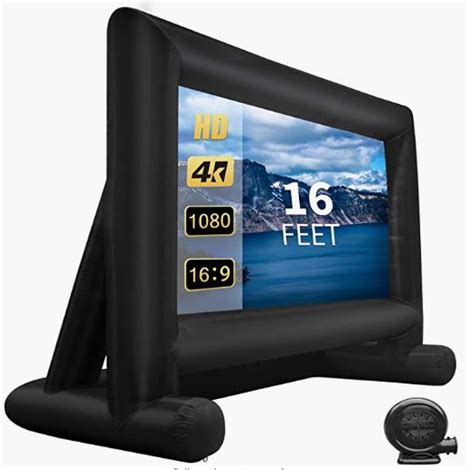 99 Large 16ft Inflatable Screen Great For Outdoor Movie Night Couponing With Rachel