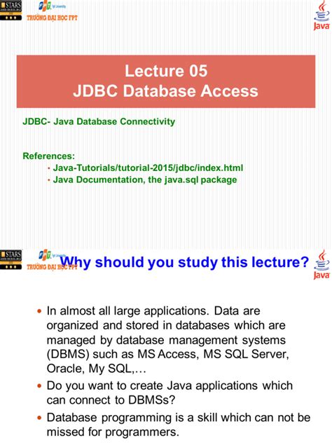 Slot 1b Jdbc Pdf Databases Relational Database
