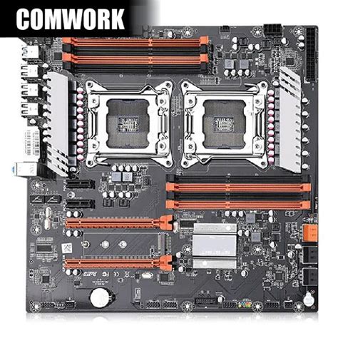 เมนบอร์ด Jingsha X79 E Atx Lga 2011 Dual Cpu Mainboard Motherboard Xeon Workstation Server