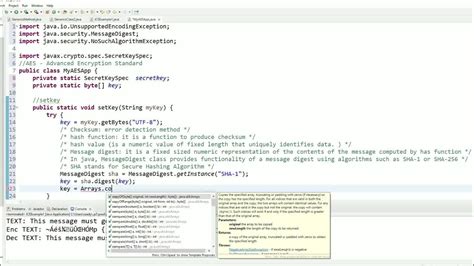 Java Aes Cryptography Example Java Encryption Decryption Example Jca And Jce Example Youtube